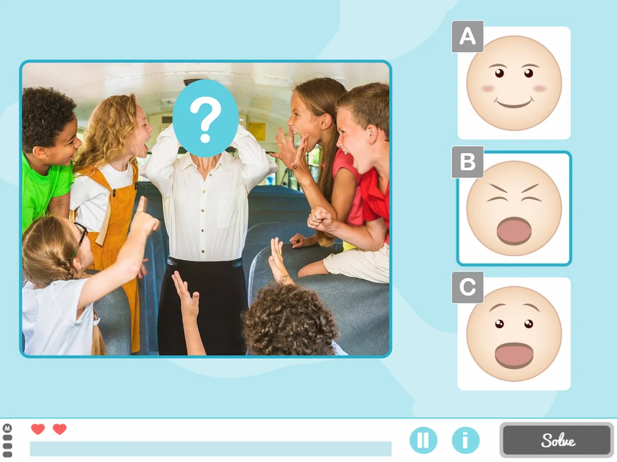 Activity to identify emotions: Guess the face?